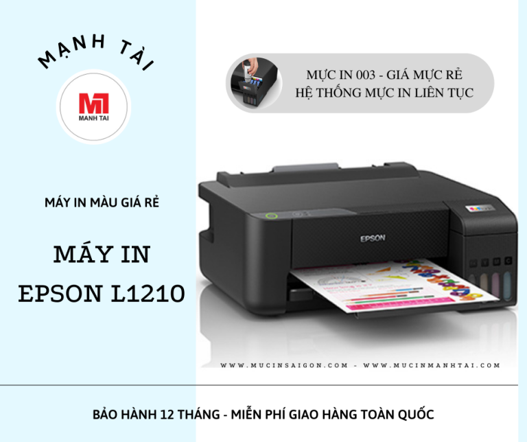 Máy In Epson EcoTank L1210 - Mực In Sài Gòn