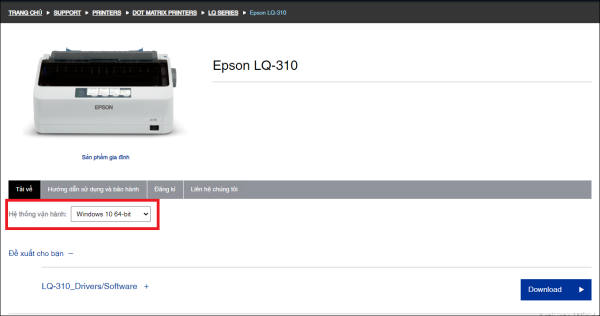Driver Máy In Epson Lq 310 - Cách Dowload Và Cài Đặt - Mực In Sài Gòn