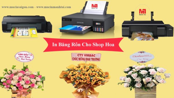 Mua Phôi Thiết Kế Băng Rôn Cho Shop Hoa Ở Đâu ? - Mực In Sài Gòn
